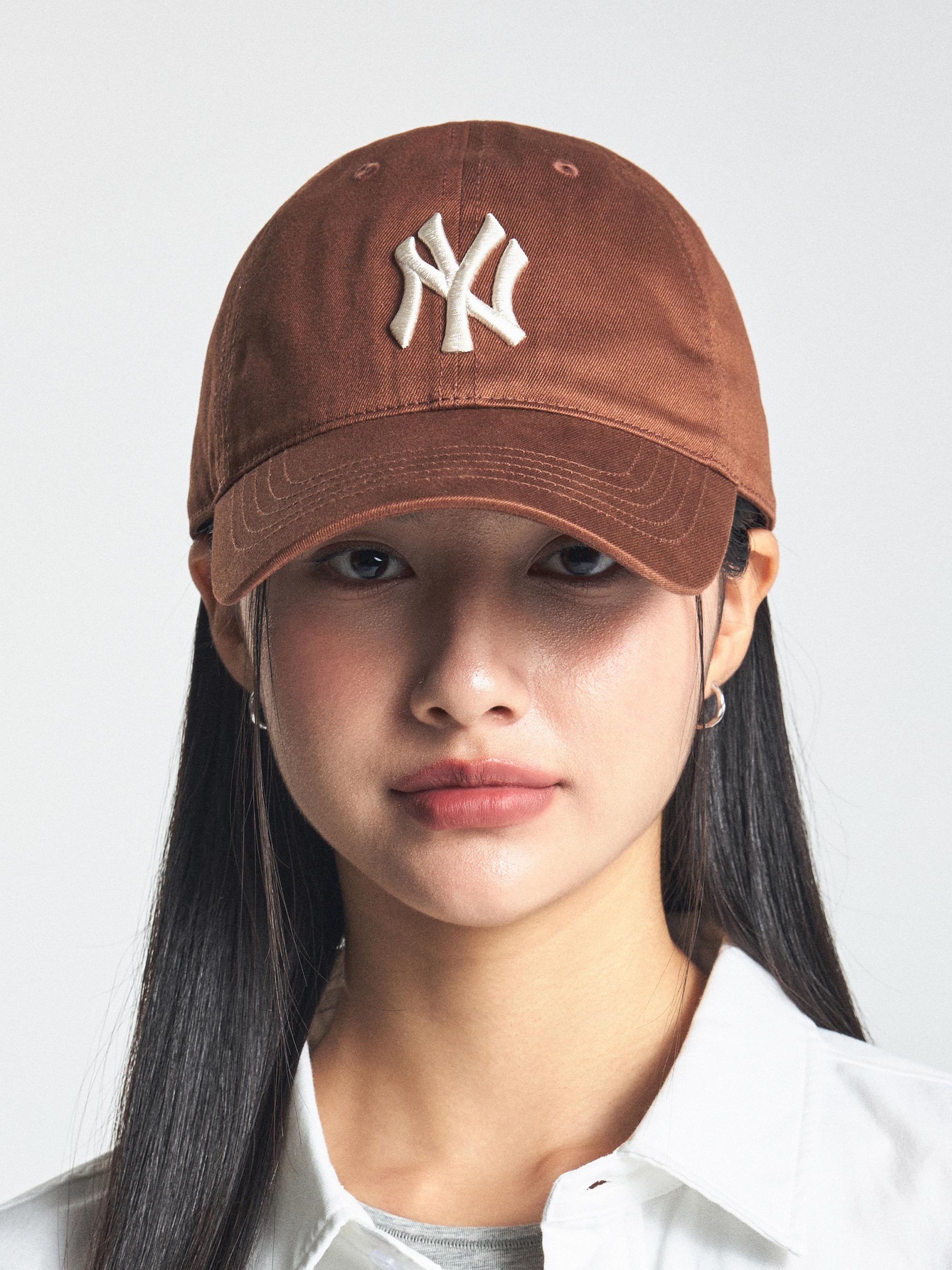 MLB N-COVER 언스트럭쳐 볼캡 뉴욕양키스 (BROWN)