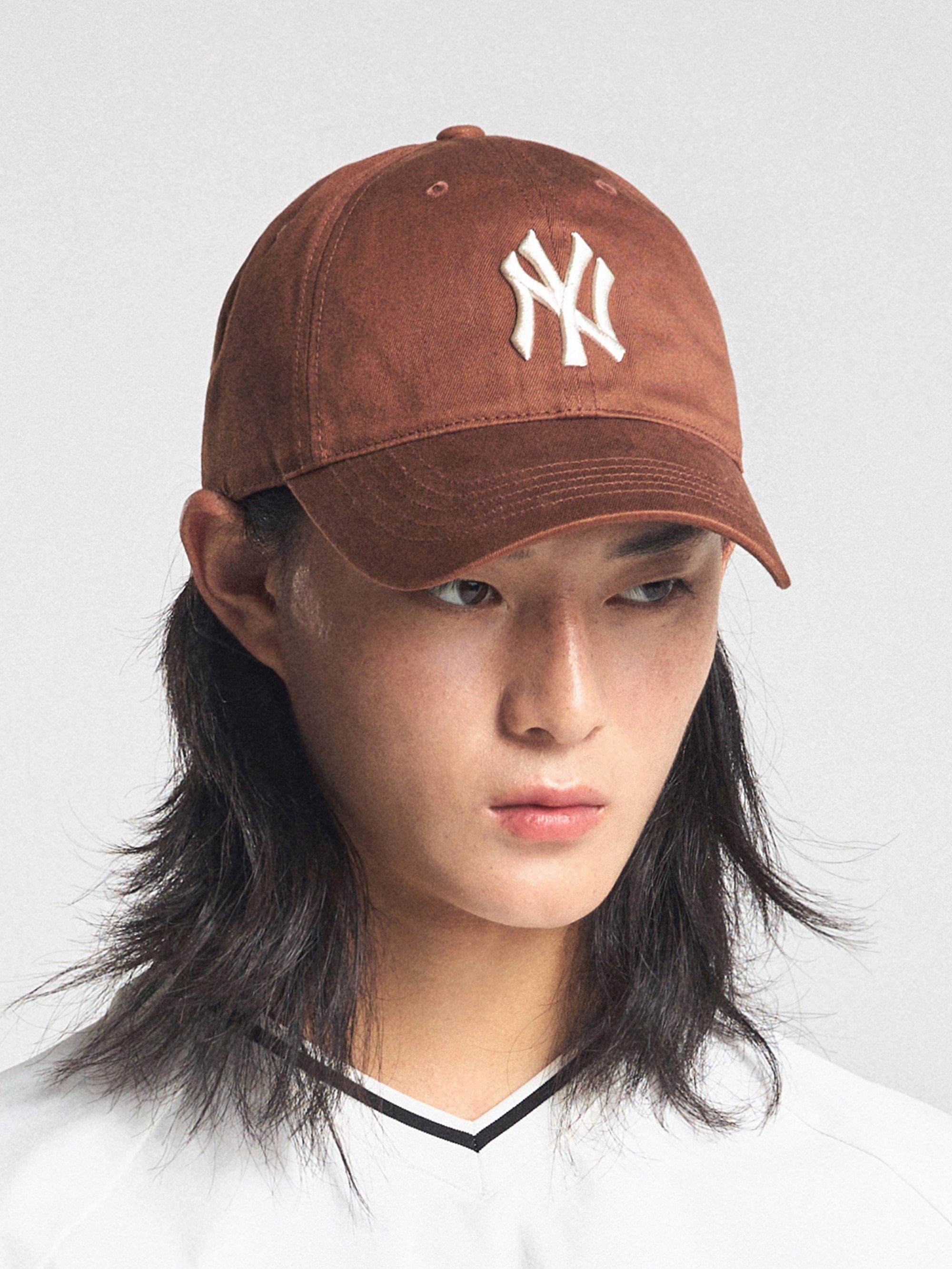 MLB N-COVER 언스트럭쳐 볼캡 뉴욕양키스 (BROWN)