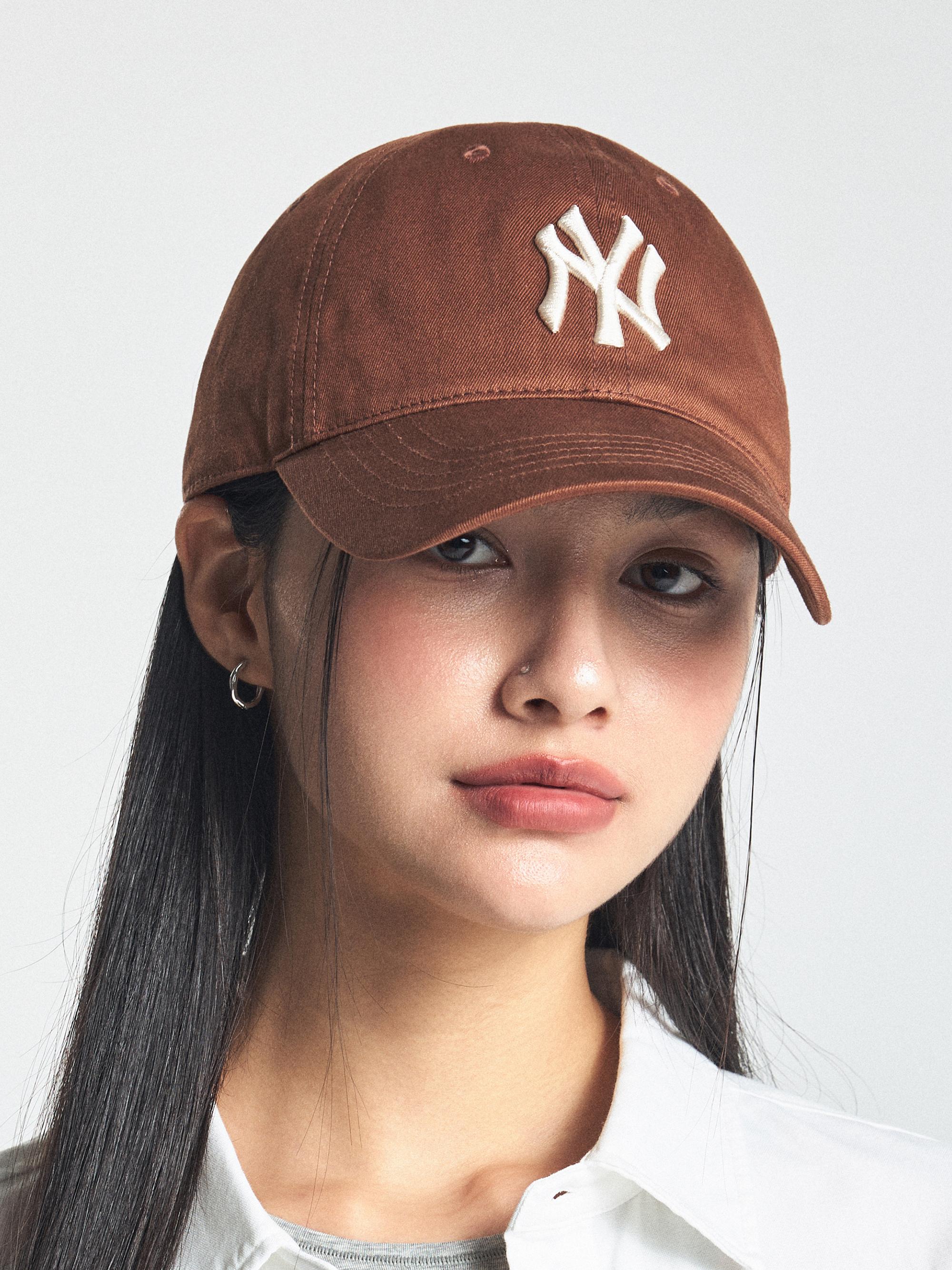 MLB N-COVER 언스트럭쳐 볼캡 뉴욕양키스 (BROWN)