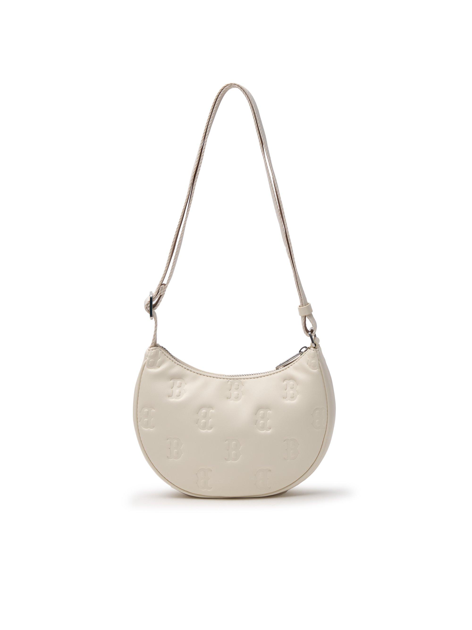 MLB 클래식 모노그램 뉴 엠보 크로스백 보스턴 레드삭스 (CREAM)