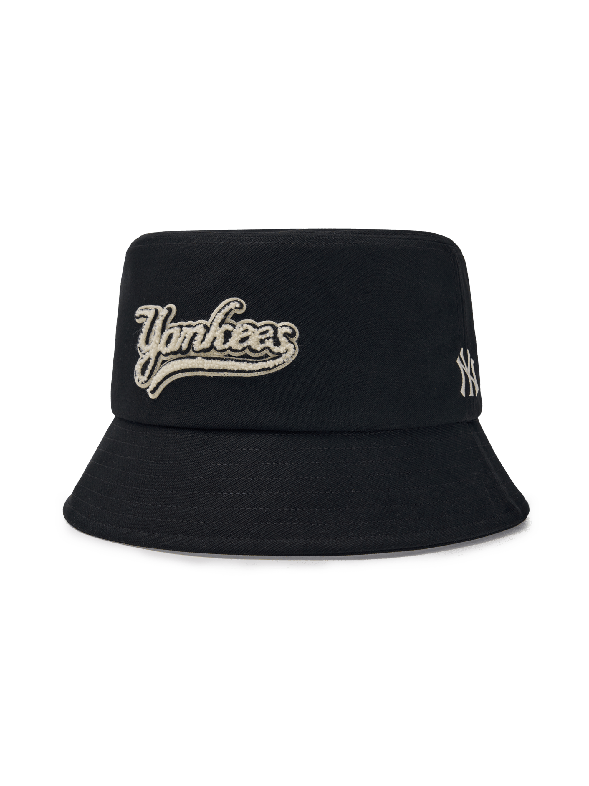 MLB 바시티 부클 컬시브 버킷햇 뉴욕양키스 (BLACK)