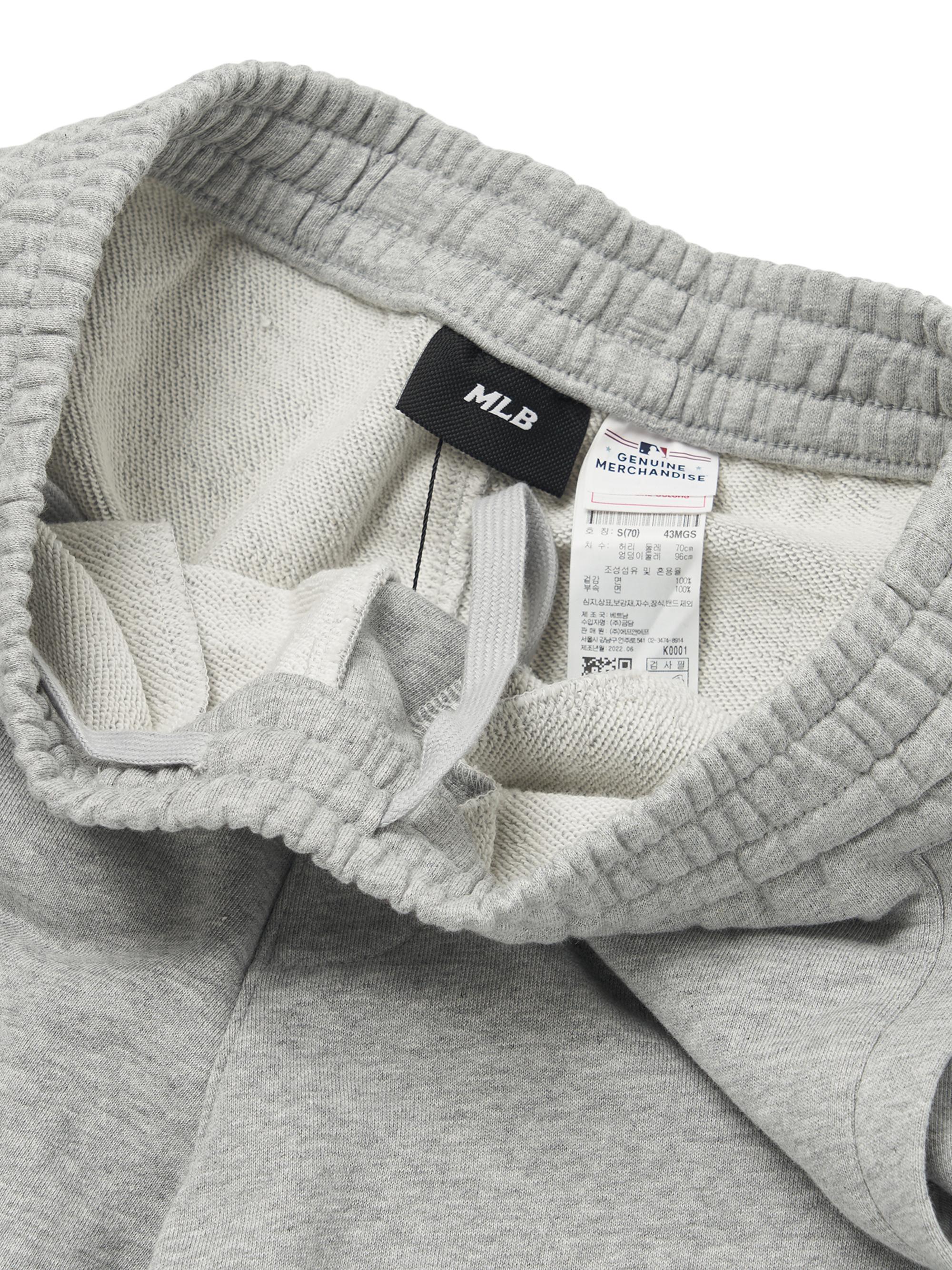 MLB 베이직 메가로고 루즈핏 조거팬츠 보스턴 레드삭스 (GRAY)