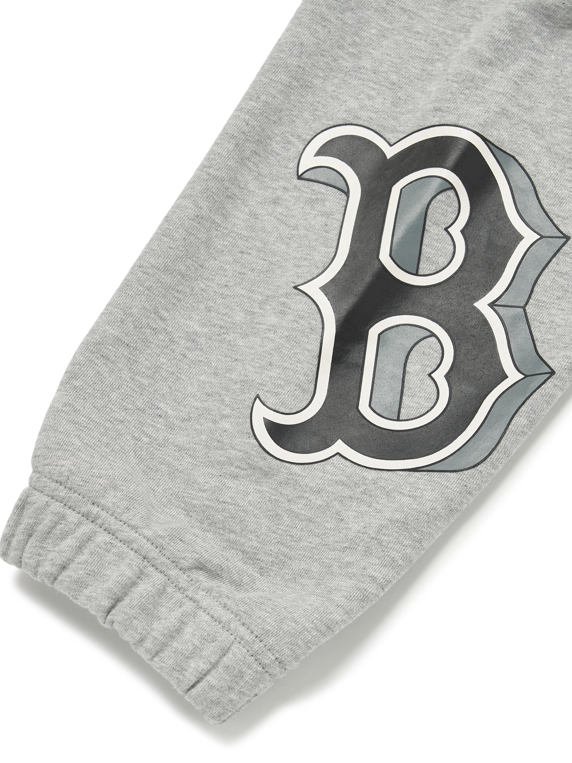 MLB 베이직 메가로고 루즈핏 조거팬츠 보스턴 레드삭스 (GRAY)