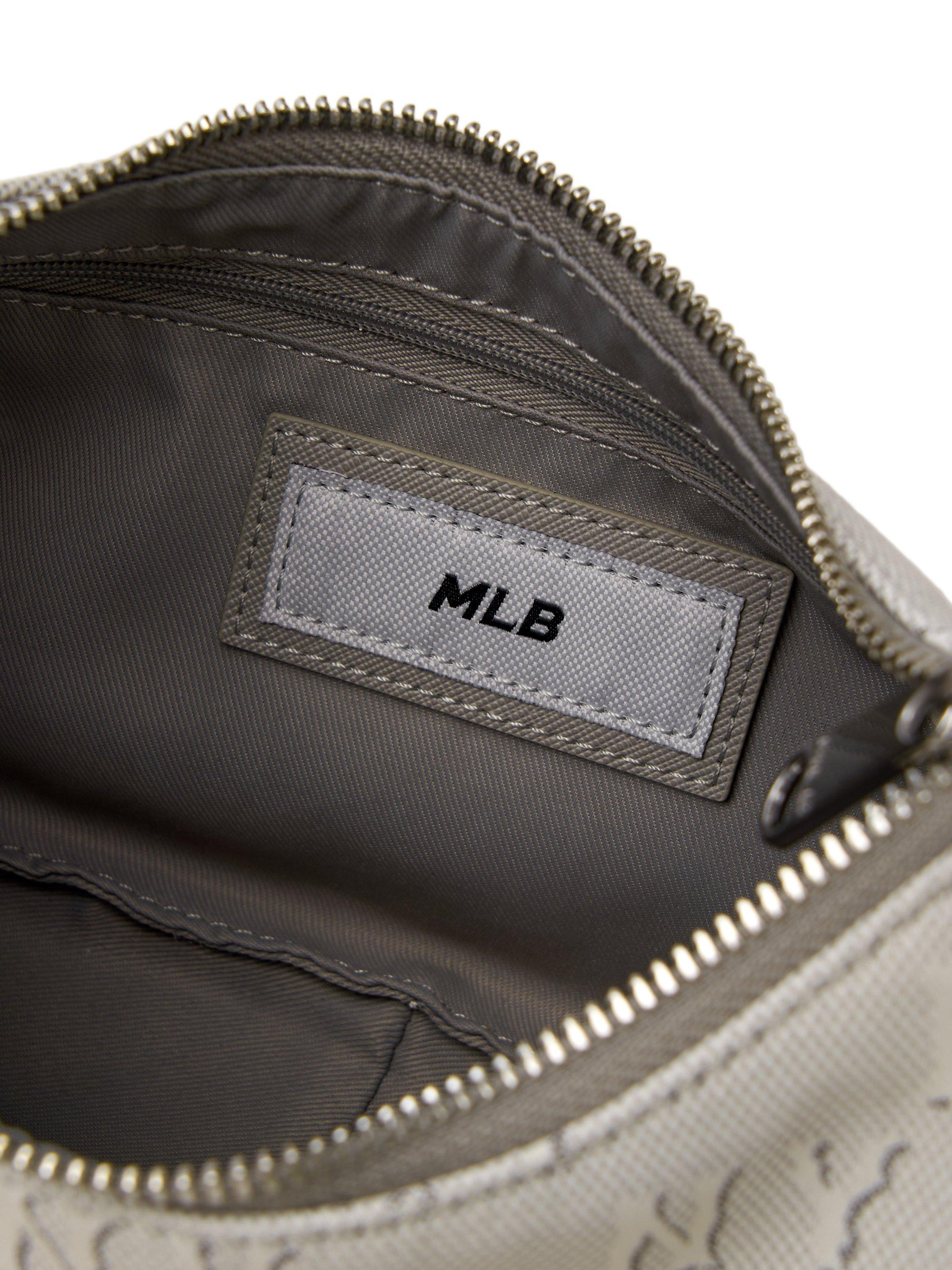 MLB 클래식 모노그램 자카드 호보백 뉴욕양키스 (DARK GRAY)