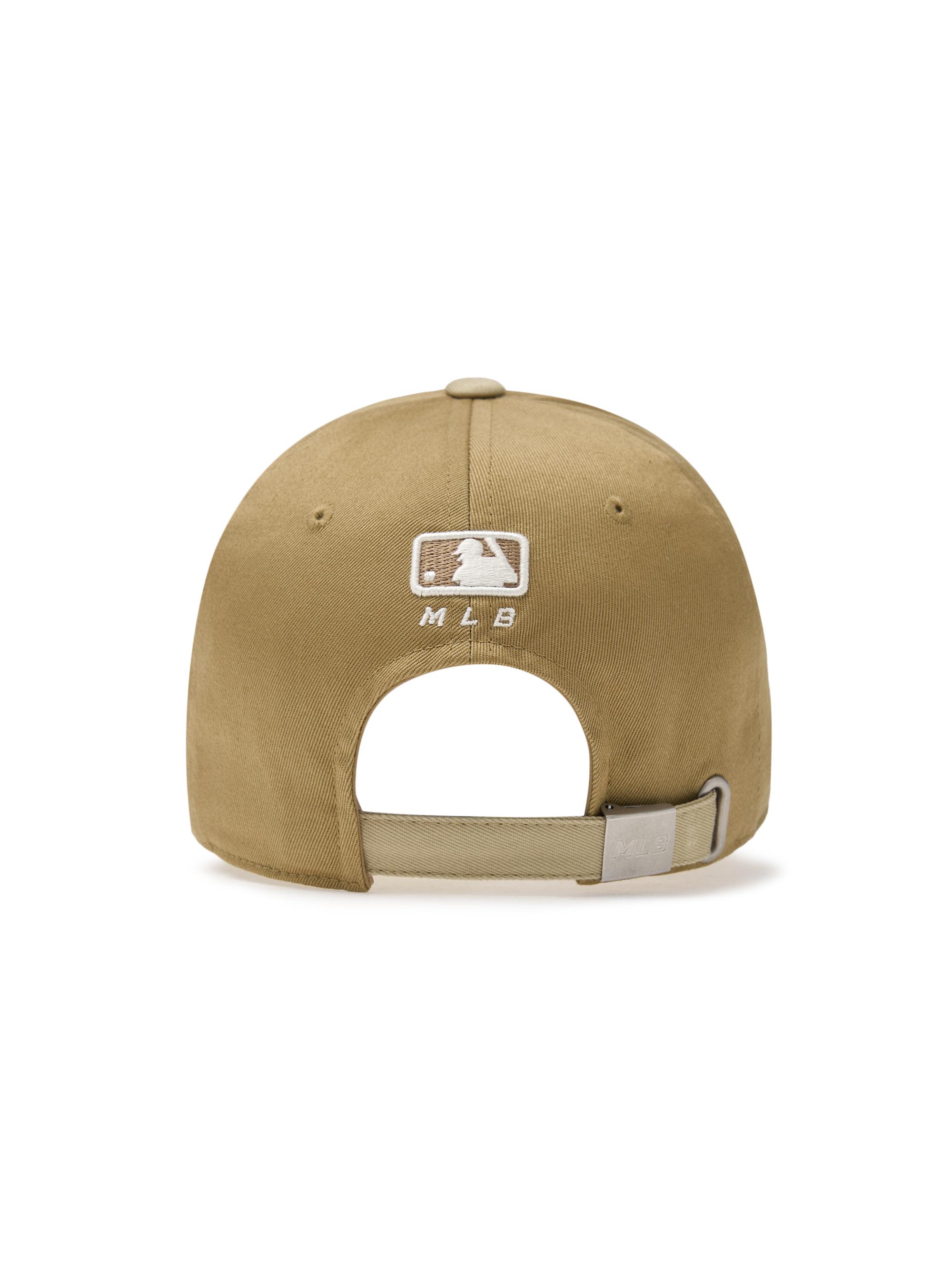 MLB 바시티 원포인트 배색 언스트럭쳐 볼캡 뉴욕양키스 (BEIGE)