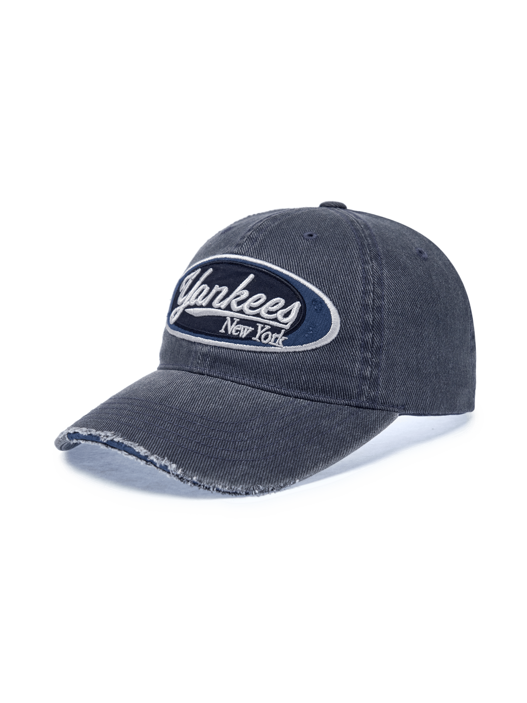 MLB 빈티지 피그먼트 와펜 언스트럭쳐 볼캡 뉴욕양키스 (DARK GRAY)